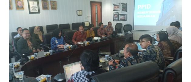 Tingkatkan Manajemen Layanan dan Pengelolaan Informasi Publik PPID BIG Kunjungi Kemenkeu RI