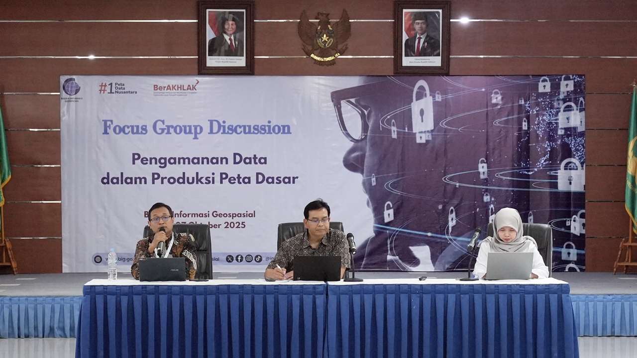 BIG Komit Perkuat Tata Kelola dan Keamanan Data Peta Dasar Indonesia