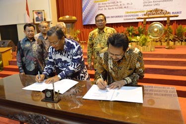 Kerjasama antara BIG dengan UNS