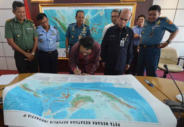 Peta NKRI Edisi Tahun 2013 Telah Resmi Ditetapkan