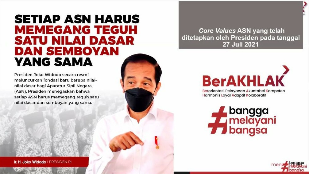 BerAKHLAK Akselerasi Transformasi ASN