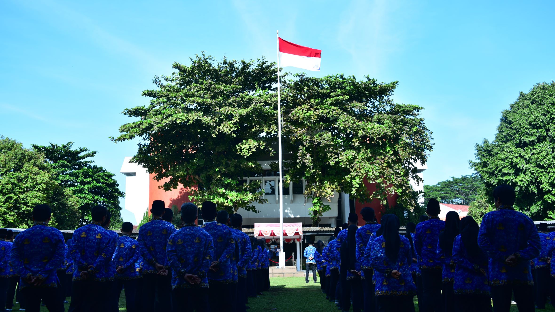 Sekretaris Utama BIG Pimpin Upacara HUT ke-54 Korpri